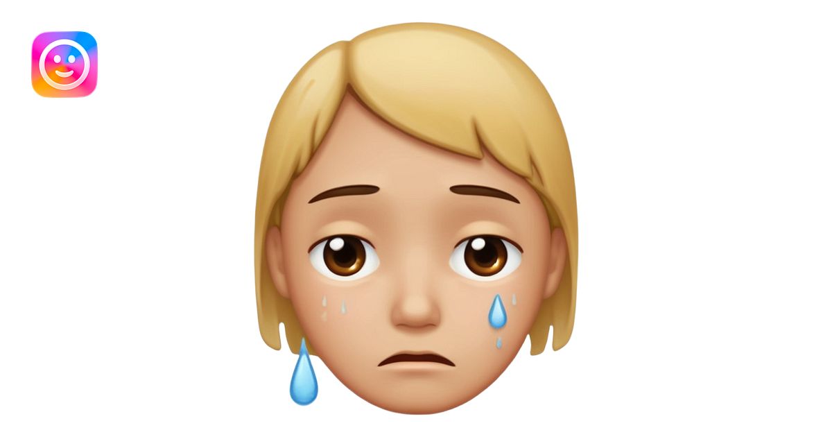 Make a sad face that has a body emoji | AI Emoji Generator