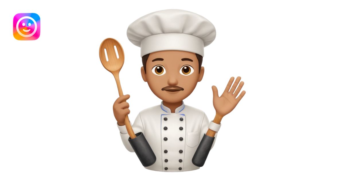 chef wearing apron emoji | AI Emoji Generator