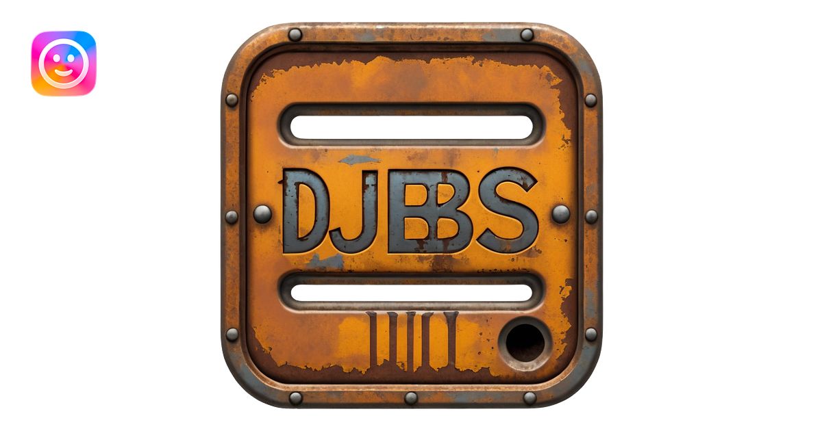 Create a Discord server icon showing the name DUBS based on the popular video game RUST. emoji ...