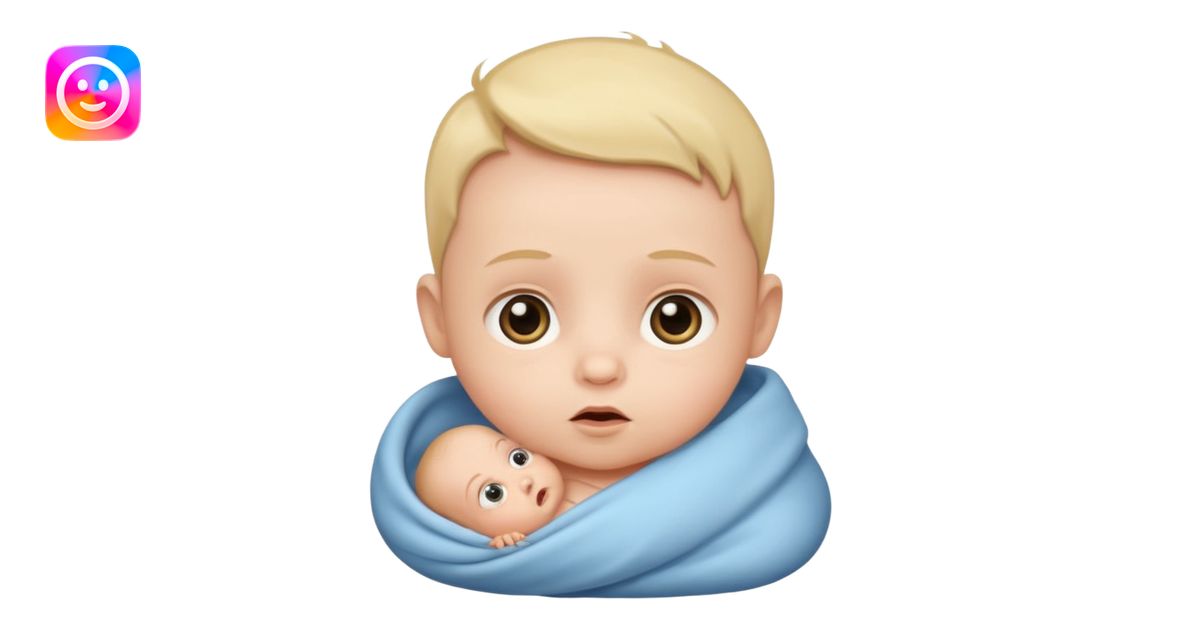Baby wide awake emoji | AI Emoji Generator