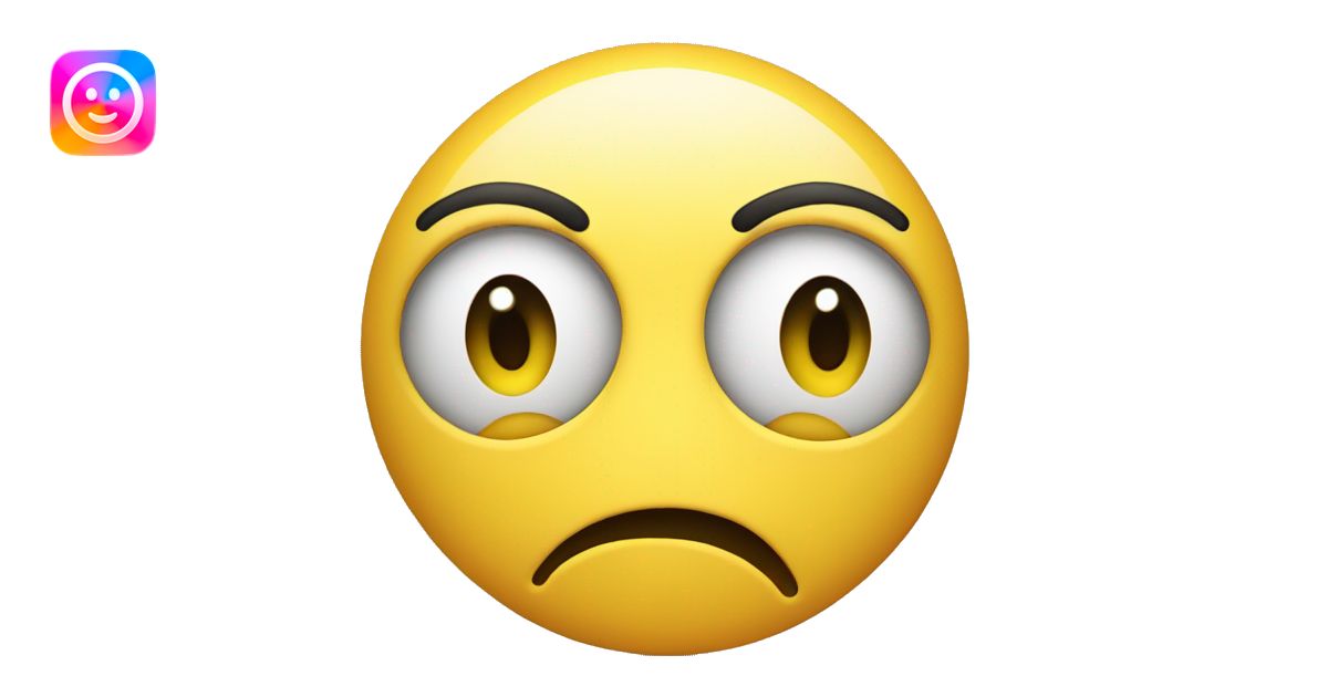 worried smiley face emoji | AI Emoji Generator