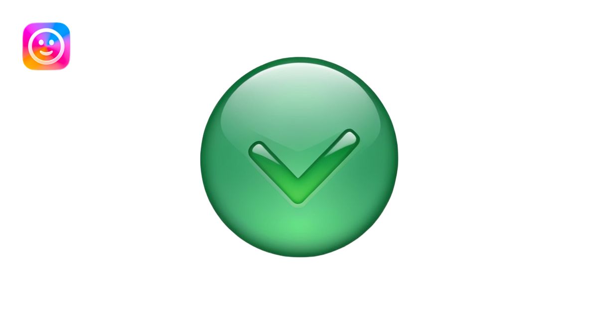 verification mark emoji | AI Emoji Generator