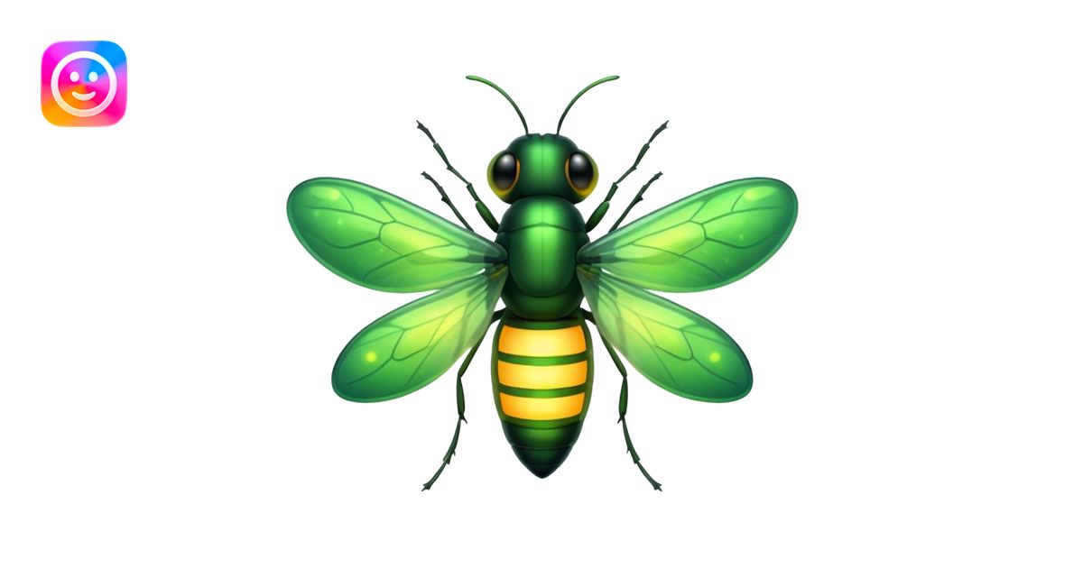 une luciole bien lumineusz emoji | AI Emoji Generator