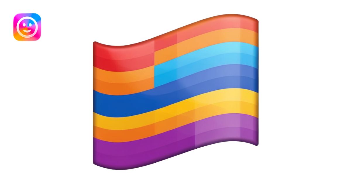 progressive pride flag emoji | AI Emoji Generator