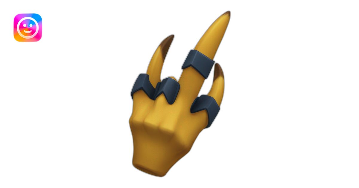 Wolverine Claw emoji | AI Emoji Generator