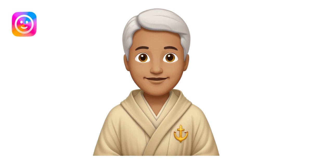 Spiritual Leader emoji | AI Emoji Generator