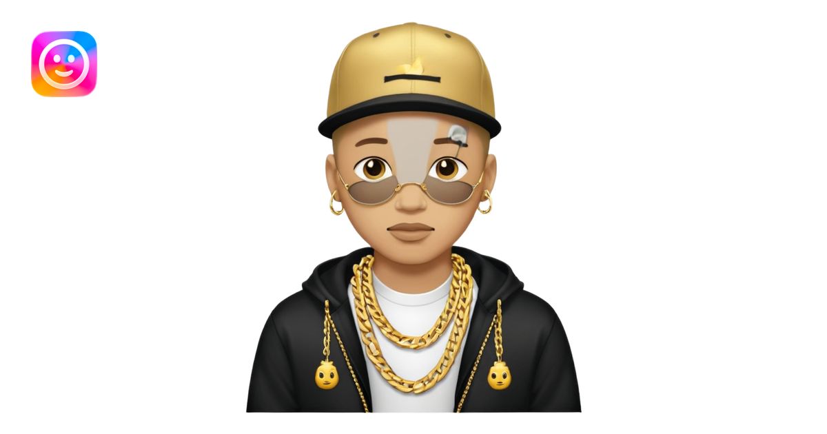 rapper da trắng chất emoji | AI Emoji Generator