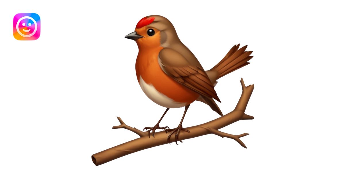 Robin bird emoji | AI Emoji Generator