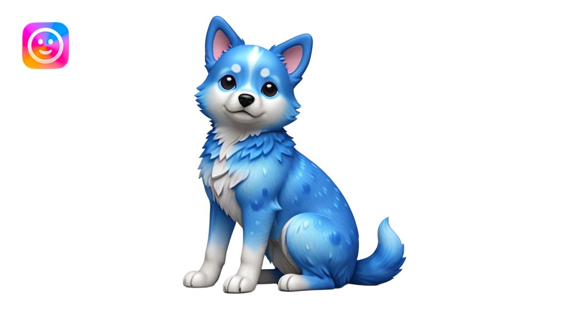 cinematic-[australian catle dog]-realistic-full-body-sitting-emoji ...