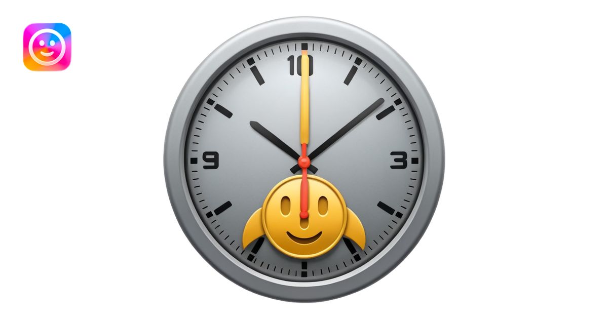 mac os icon clock counter-clockwise emoji | AI Emoji Generator