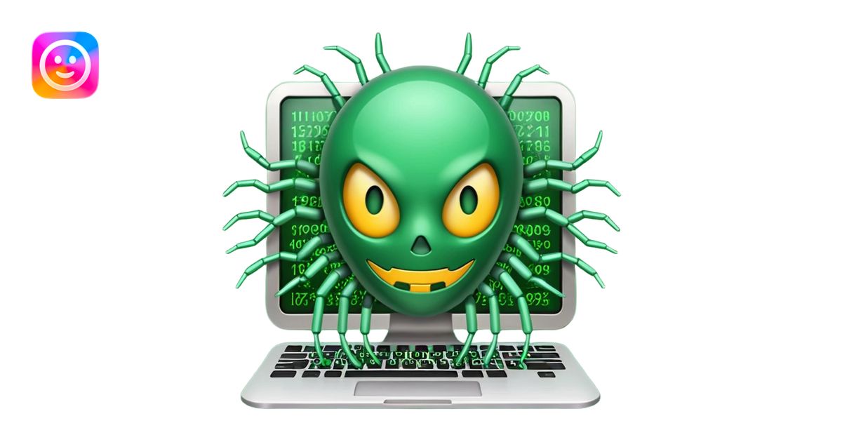 virus de computadora emoji | AI Emoji Generator
