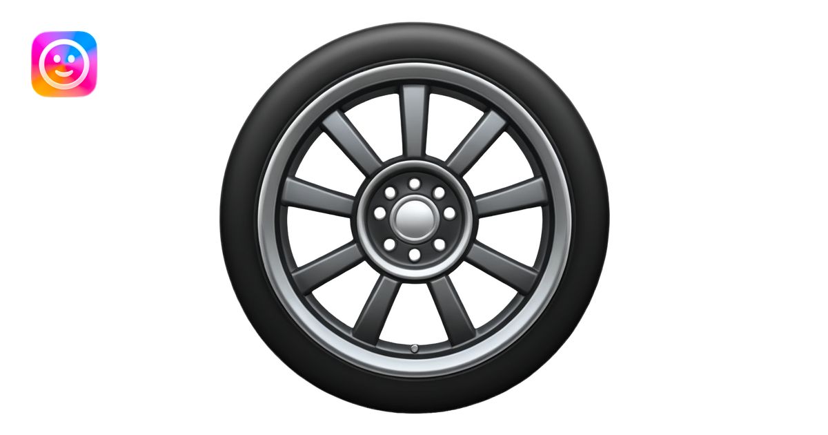 car wheel emoji | AI Emoji Generator