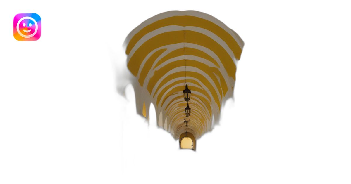 Antigua Guatemala yellow colonial Arch emoji | AI Emoji Generator