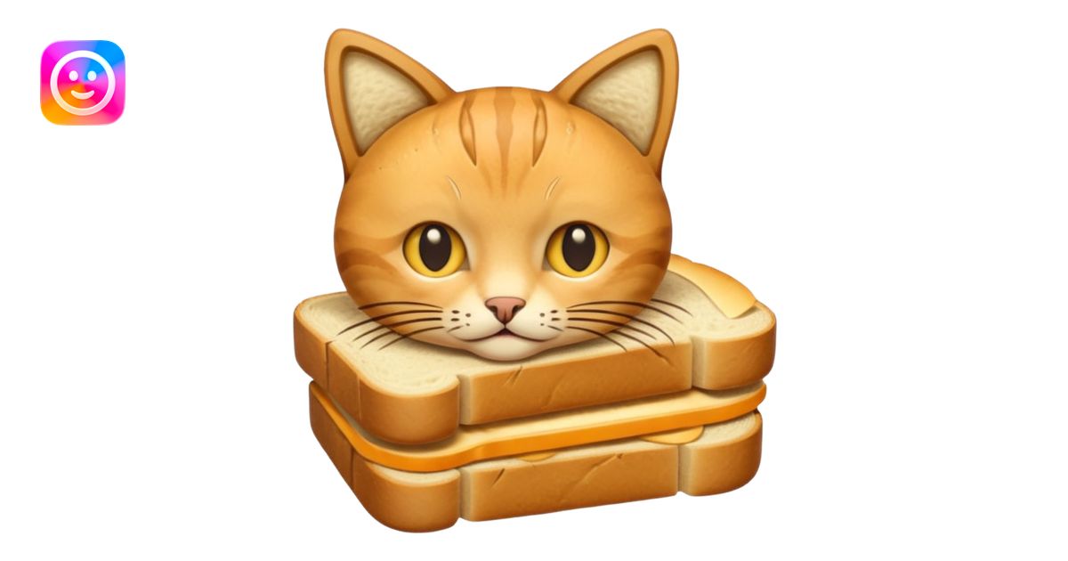Mewing Bread emoji | AI Emoji Generator