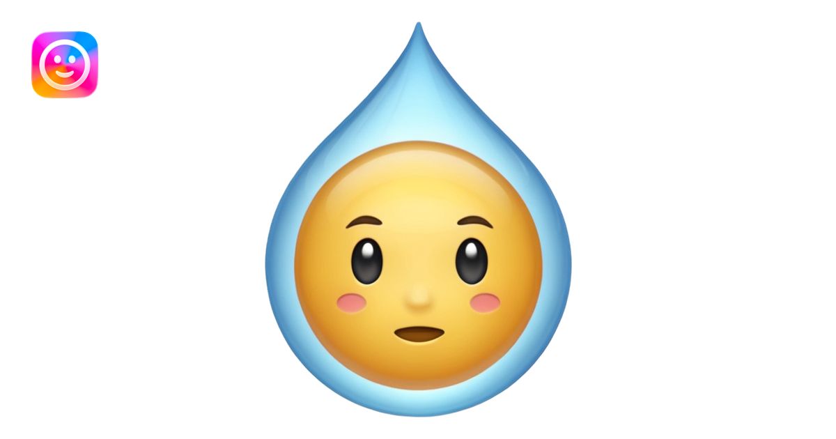 sweat drops emoji | AI Emoji Generator