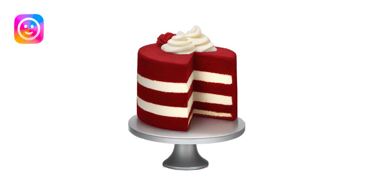 red velvet cake emoji | AI Emoji Generator