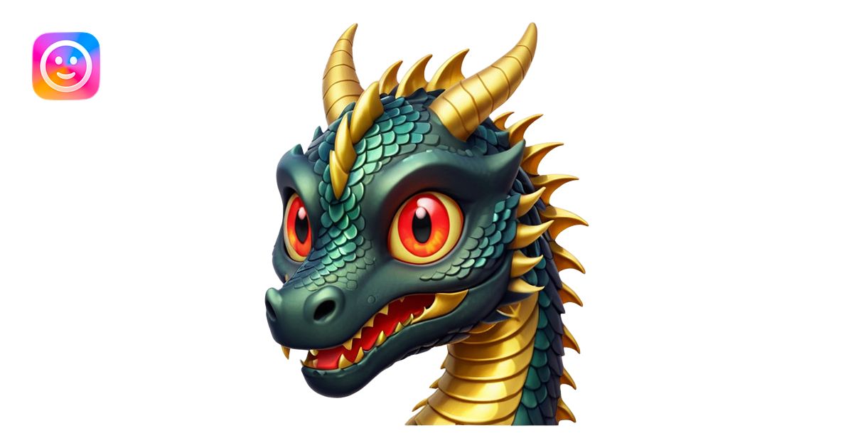 The image depicts a dragon resembling the dragon symbol from ancient ...