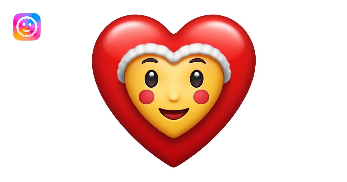 Christmas can emoji heart shaped emoji | AI Emoji Generator