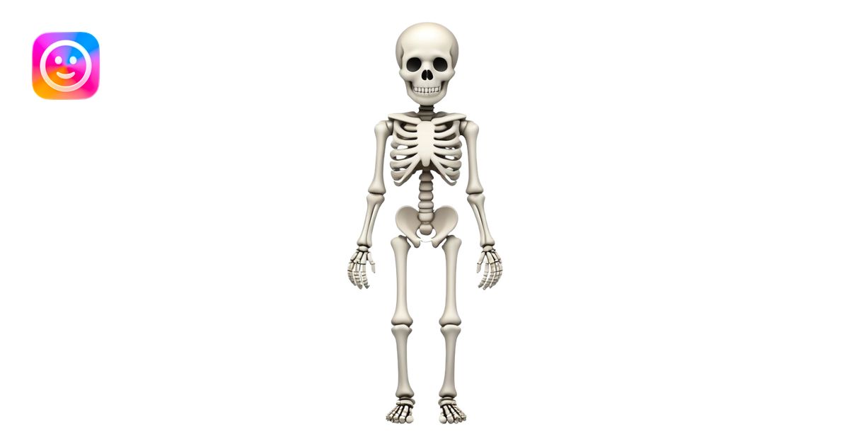 Skeleton emoji | AI Emoji Generator