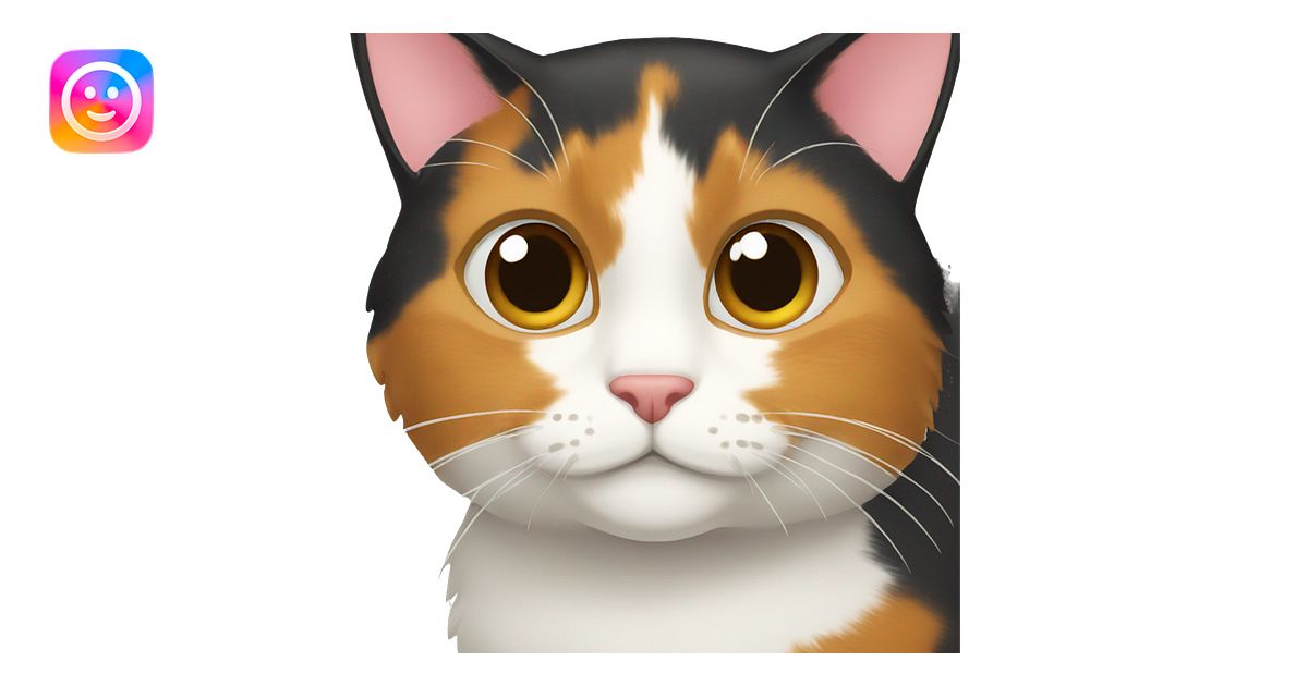 Calico cat emoji | AI Emoji Generator