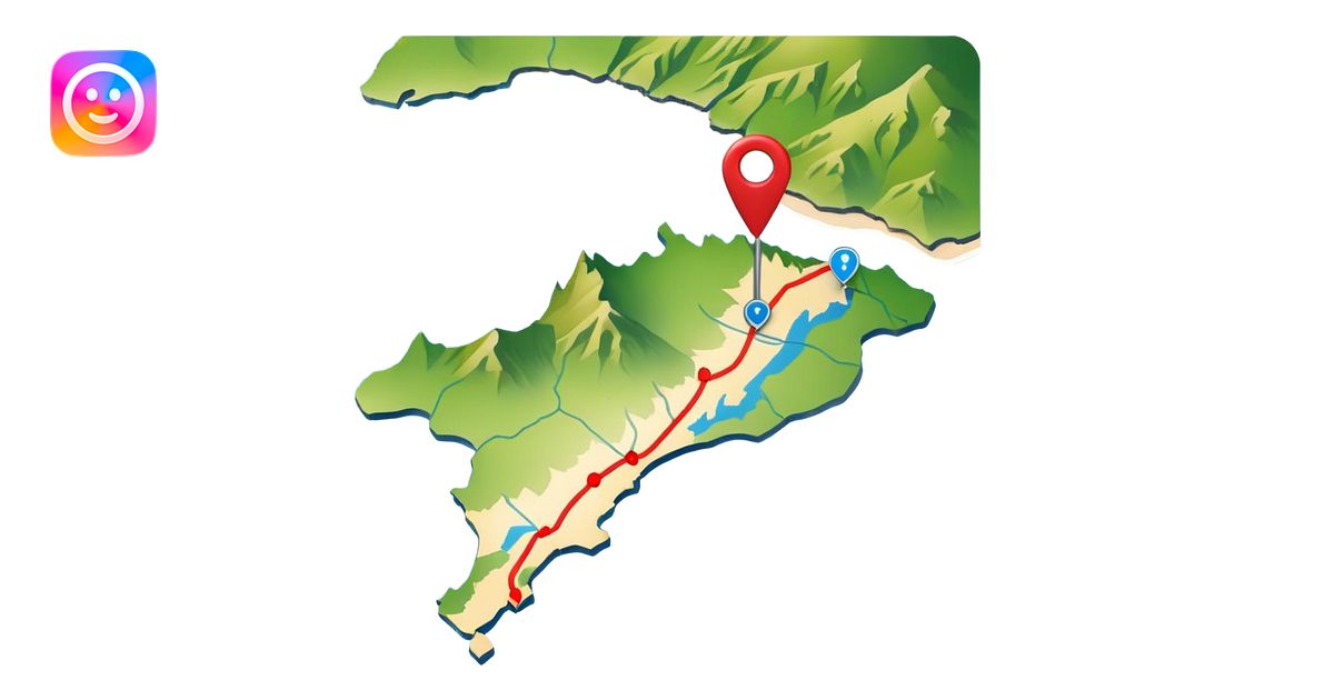 gps pin locaters on a wider range of map - buller nz emoji | AI Emoji ...