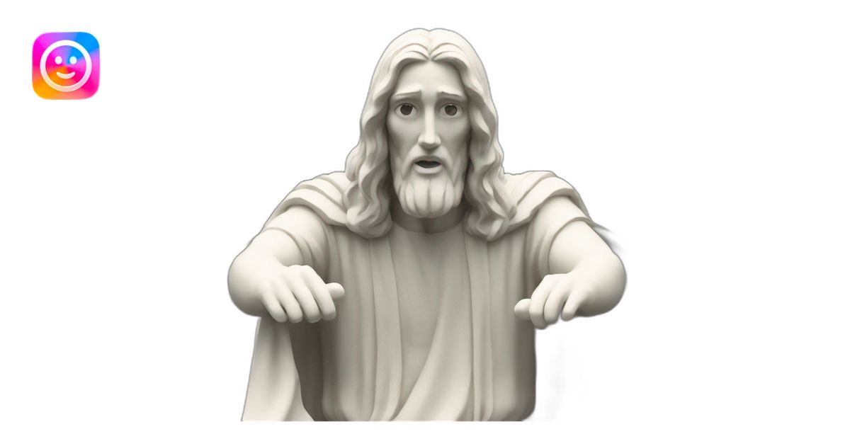 rio jesus statue driving f1 emoji | AI Emoji Generator