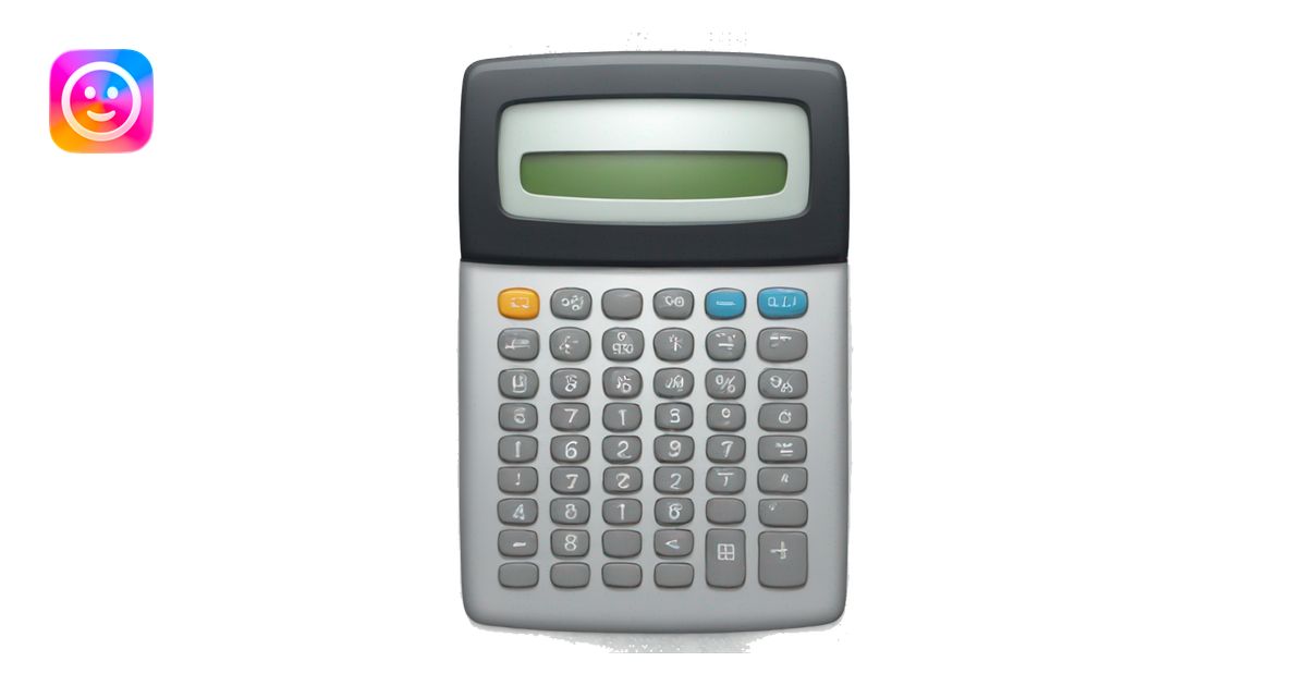 calculator emoji | AI Emoji Generator