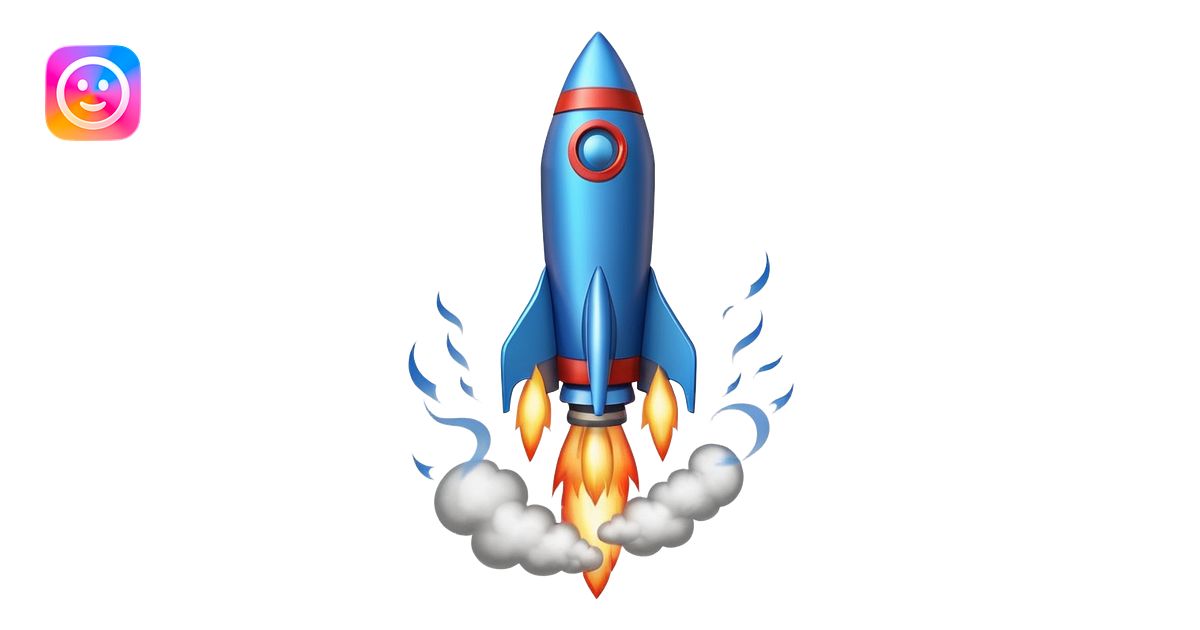 Fired rocket emoji | AI Emoji Generator