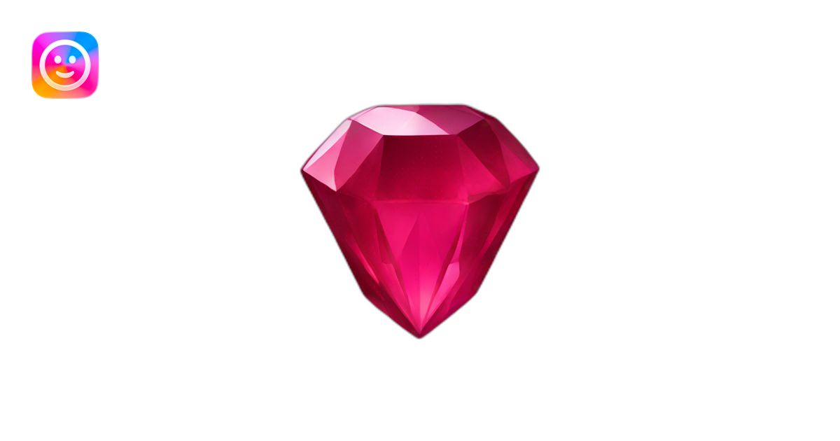 Ruby gem emoji | AI Emoji Generator