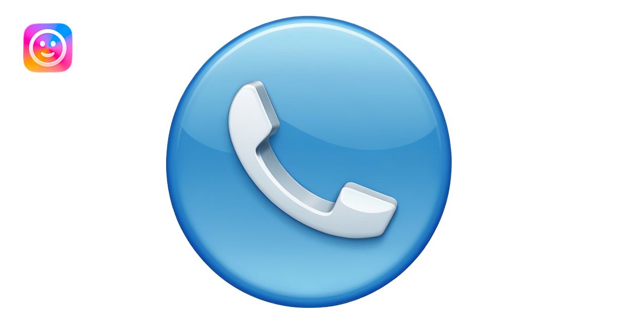 Blue circle Verification tick emoji | AI Emoji Generator