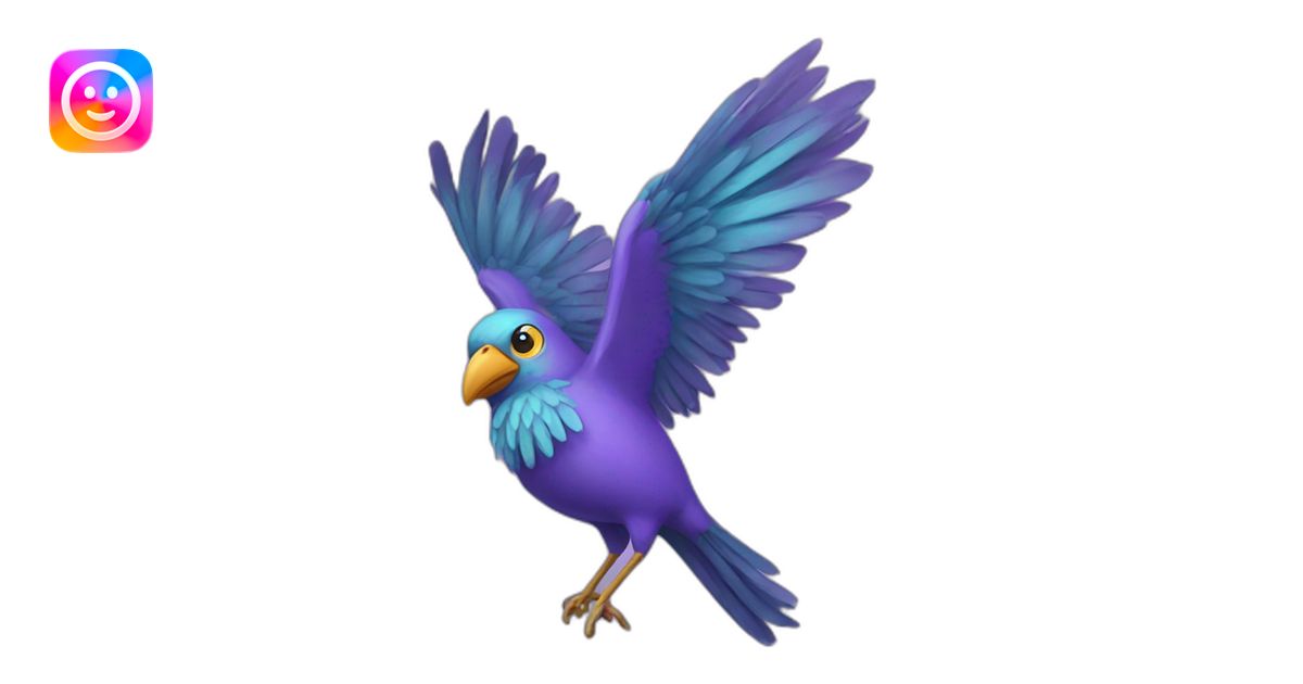 Doodle bird from twitch emoji | AI Emoji Generator