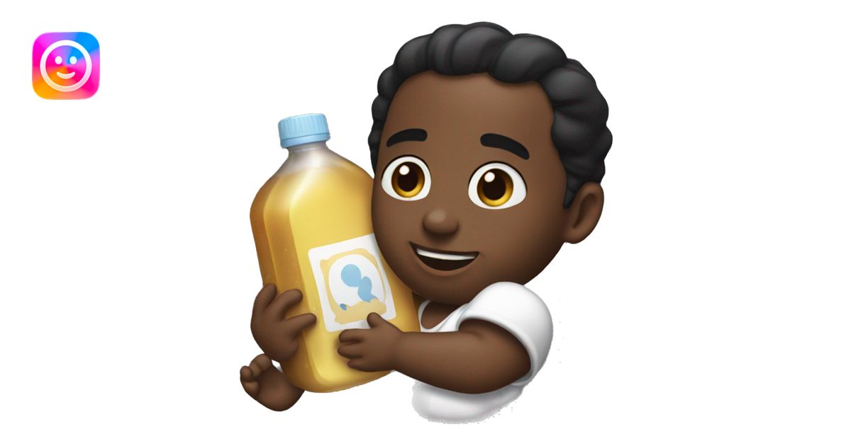 Diddy holding baby oil emoji | AI Emoji Generator