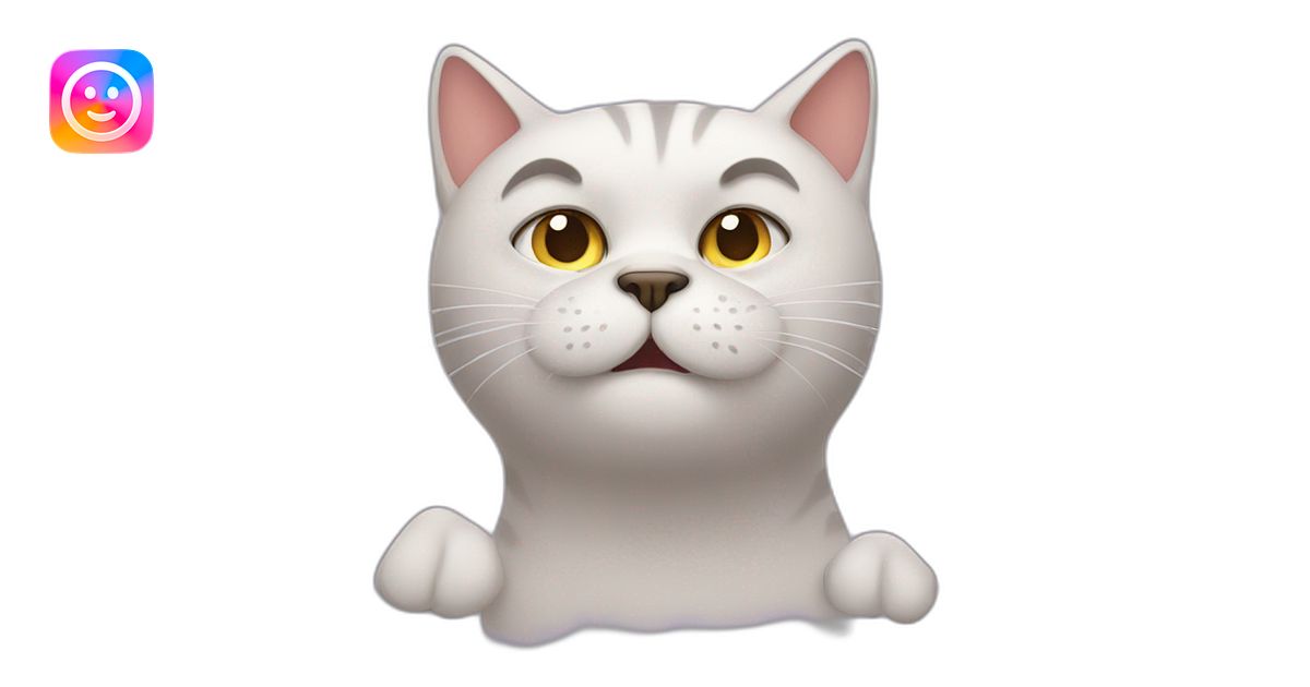 sweating cat emoji | AI Emoji Generator