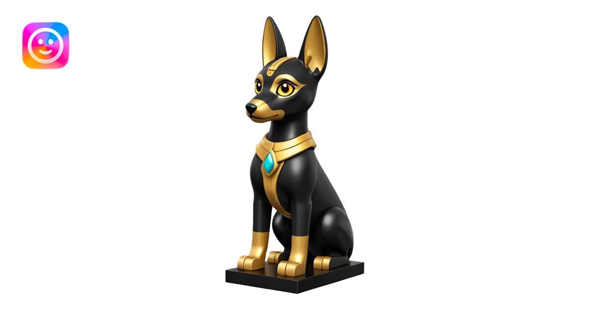 Short-eared Lego Black fur gold beautiful female anubis puppy floor ...
