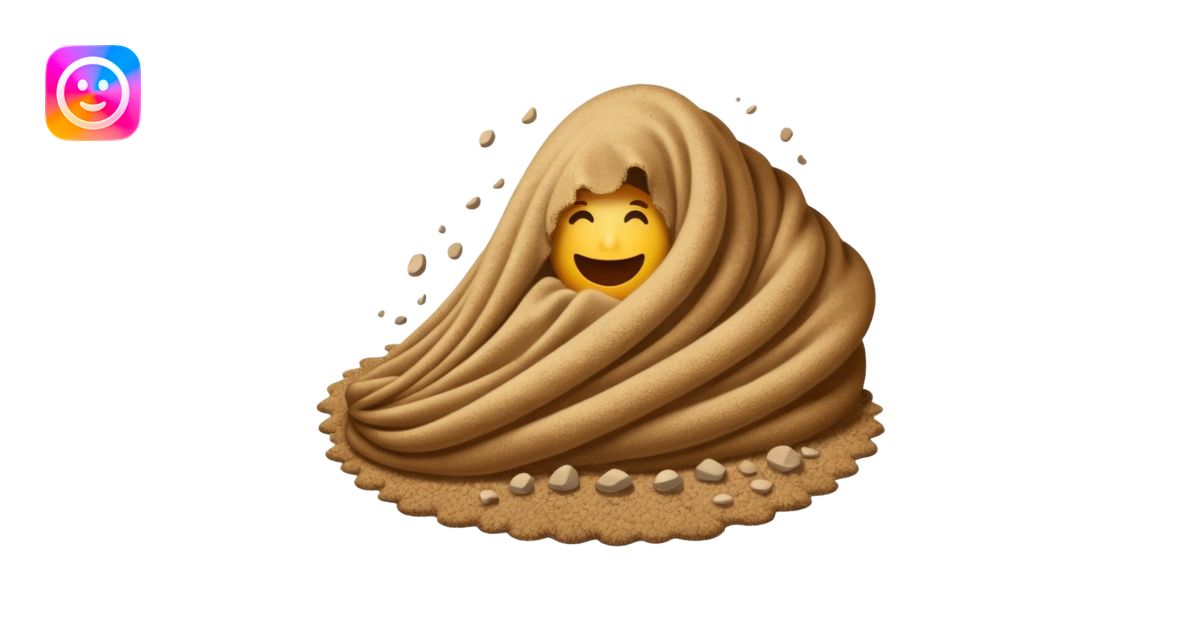 sweeping shit under the carpet emoji | AI Emoji Generator