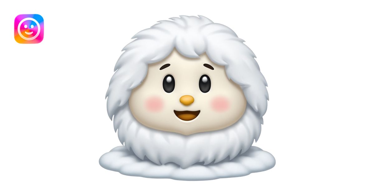 Snow emoji | AI Emoji Generator