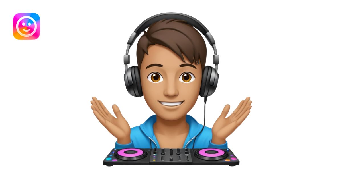 Techno/EDM musique dj festival emoji | AI Emoji Generator