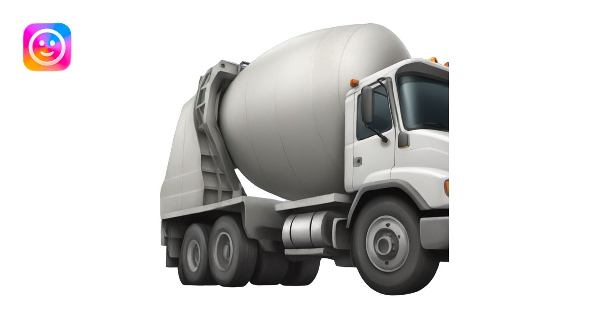 cement truck emoji | AI Emoji Generator
