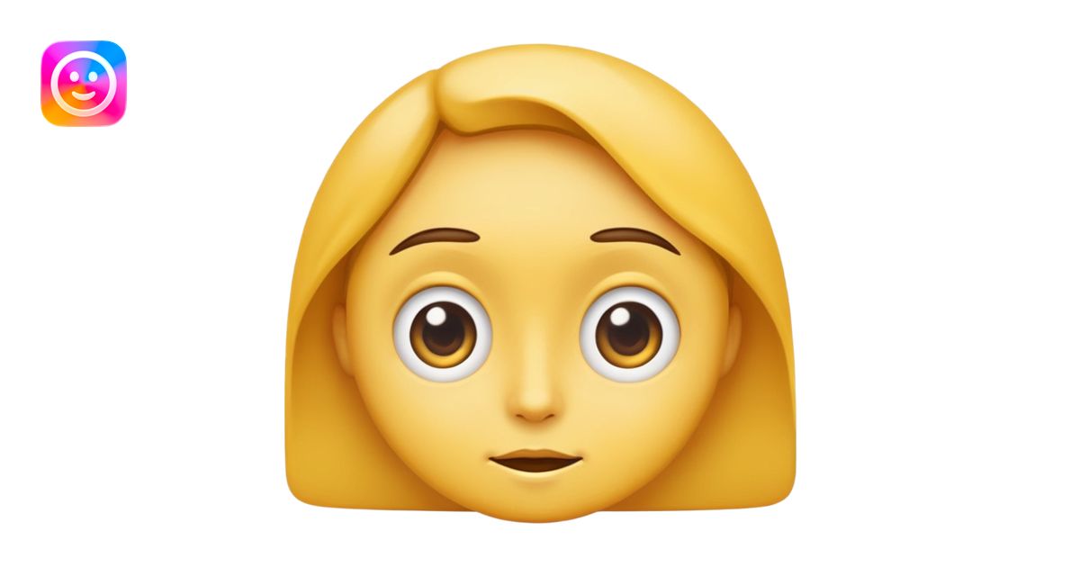Classic emoji face, wide eyes looking, side eye emoji | AI Emoji Generator