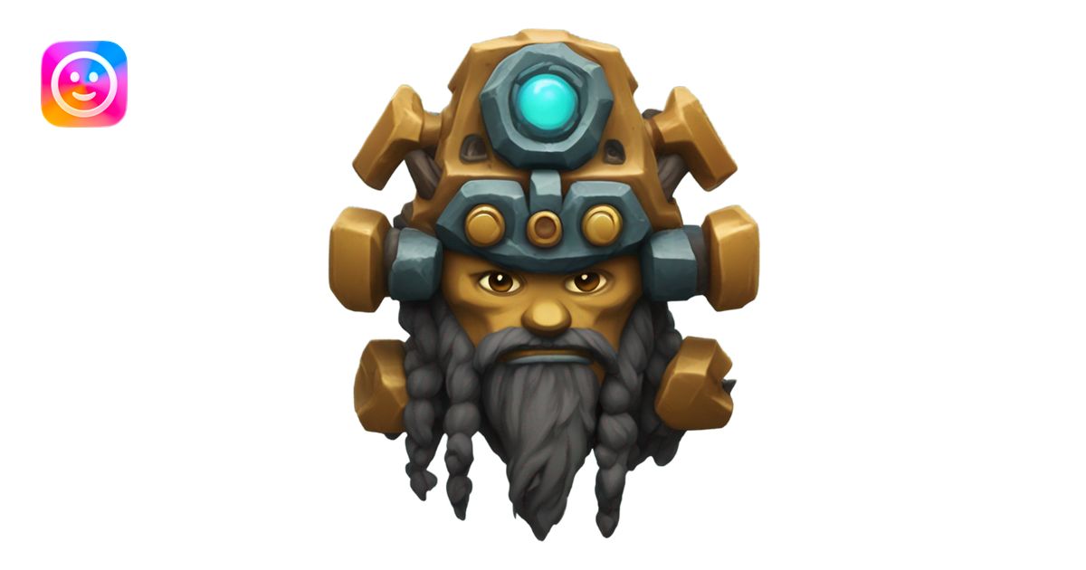Deep rock galactic Drille emoji | AI Emoji Generator