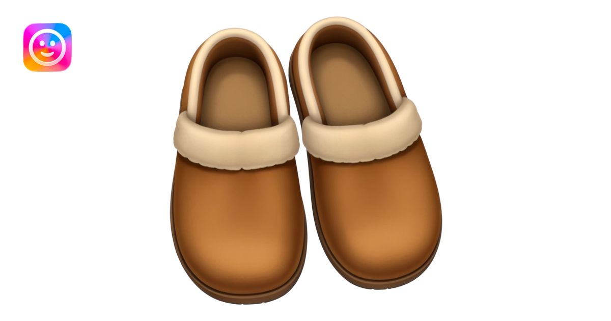 Brown Slippers emoji | AI Emoji Generator