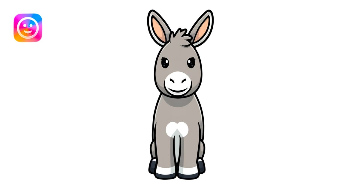 Donkey from Shrek movie image | AI Emoji Generator