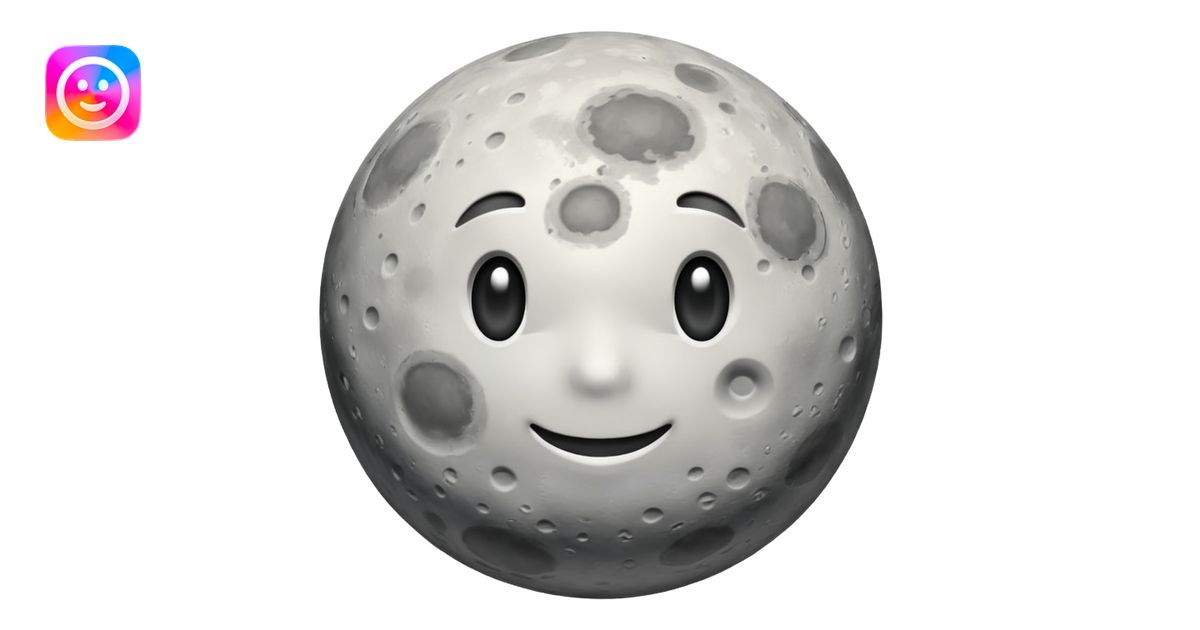 moon without eyes and mouth emoji | AI Emoji Generator