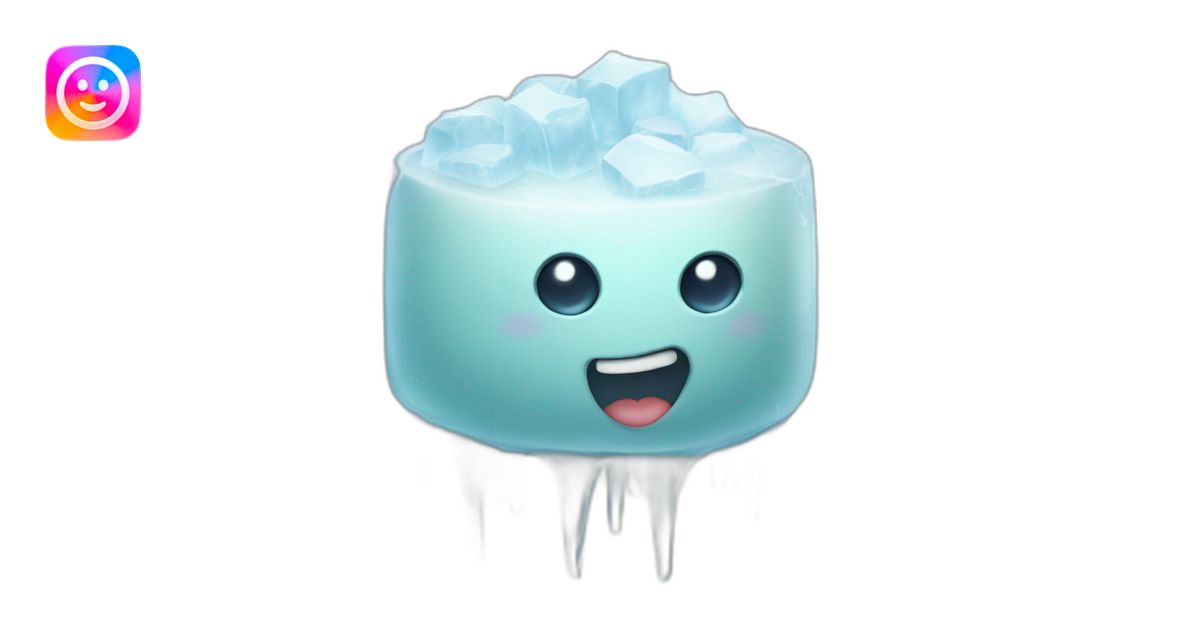Ice puce emoji | AI Emoji Generator