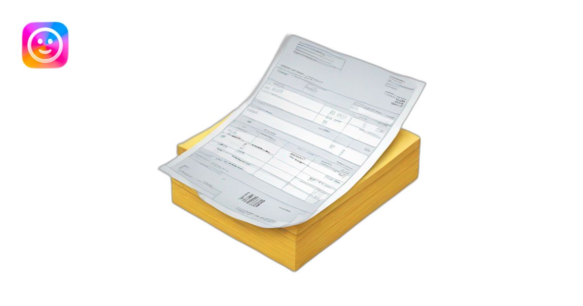 invoice emoji | AI Emoji Generator