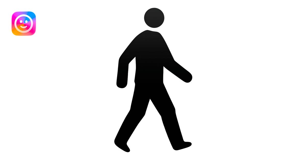 Pedestrian Crossing Sign emoji | AI Emoji Generator