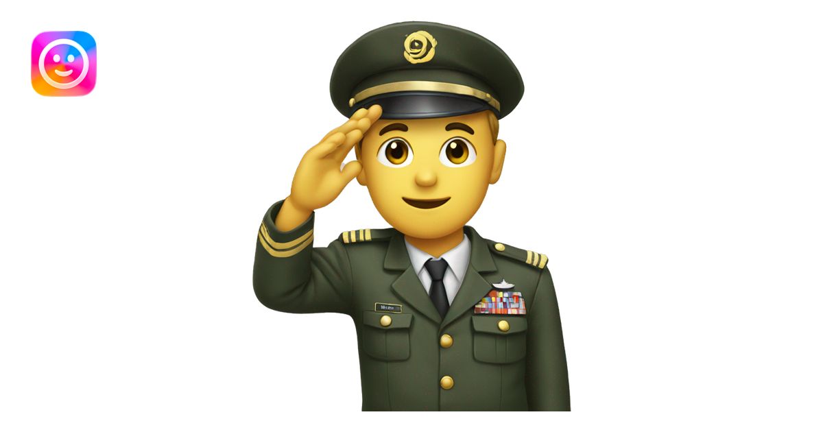 saluting emoji | AI Emoji Generator