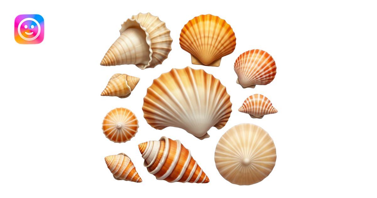 Conchas e sol emoji | AI Emoji Generator