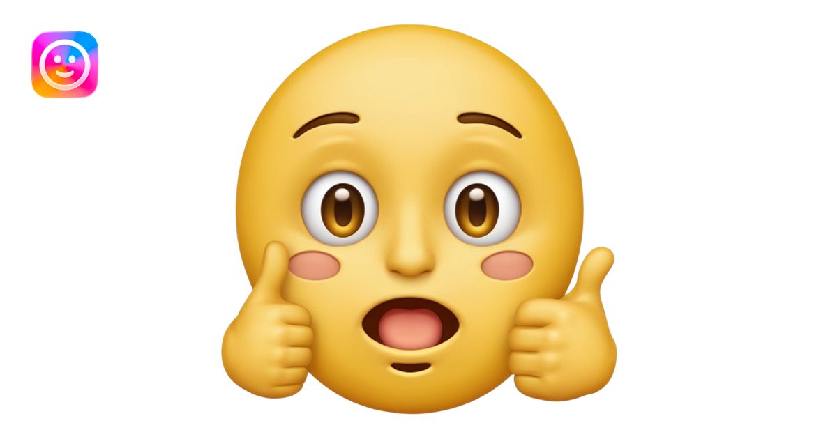 Original yellow Emoji face stressed out with one eye quivering half ...