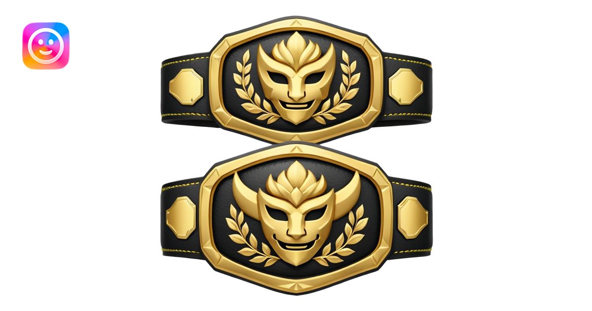 ONE Championship Belt emoji | AI Emoji Generator
